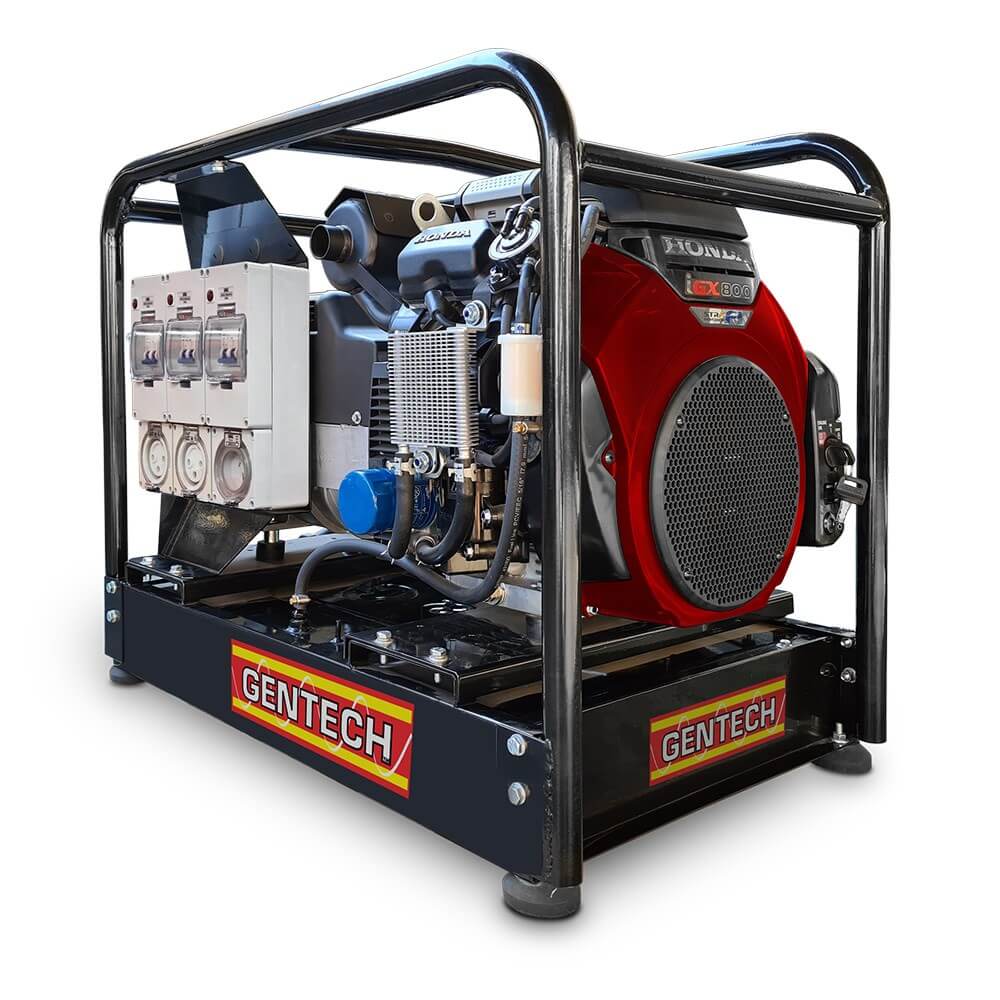 Gentech 20 kVA Electric Start Petrol Generator — Outback SafeTrack