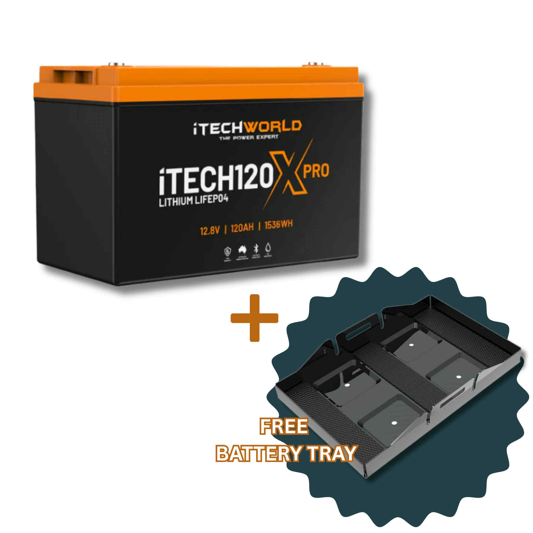 iTechWorld 120X Pro 120Ah Lithium Battery — Outback SafeTrack