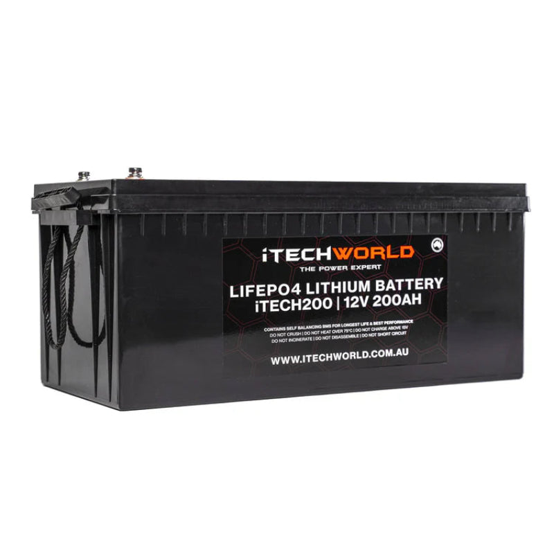 iTechWorld 200Ah Deep Cycle Lithium Battery — Outback SafeTrack